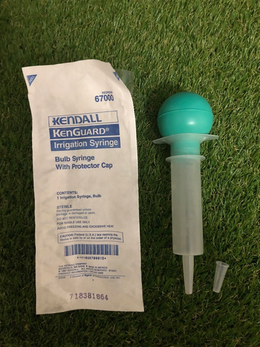 Kendall Kenguard Bulb Irrigation Syringe 60cc Protector Cap Sterile ...