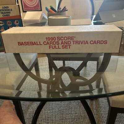 1990 SCORE BASEBALL COMPLETE FACTORY SEALED SET | eBay