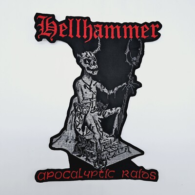 Hellhammer Apocalyptic Raids EMBROIDERED Back Patch | eBay
