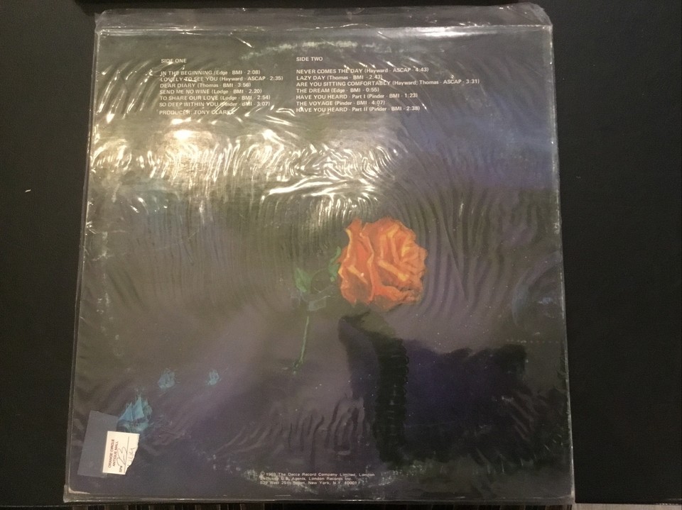The Moody Blues Set Of 6 Vinyl Records Octave Long Distance Voyager ...