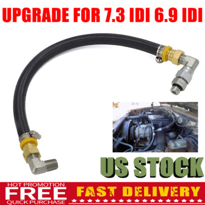 For 7.3 IDI 6.9 IDI Diesel Fuel Line Upgrade From Filter Head To ...