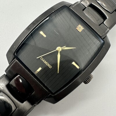 Mens Black Allude Diamond Watch Model FMDAL293 New Battery Vintage | eBay