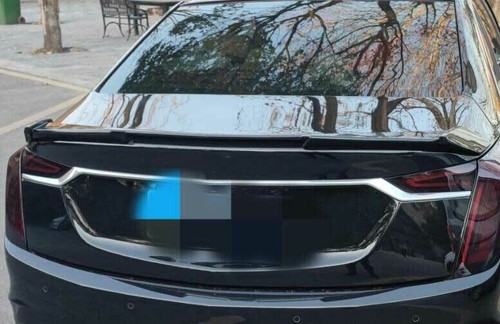 2019-2020 Cadillac CT6 Gloss Black V Rear Spoiler Tail Trunk Lip Wing ...