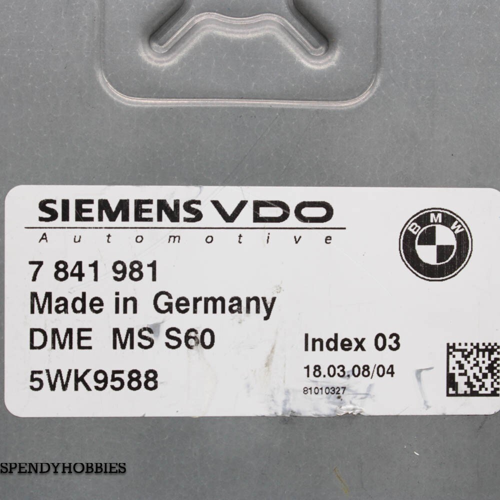 MODULE COMMANDE MOTEUR ECU ECM 7841981 BMW E90 E92 E93 M3 S65 V8 4.0L ...