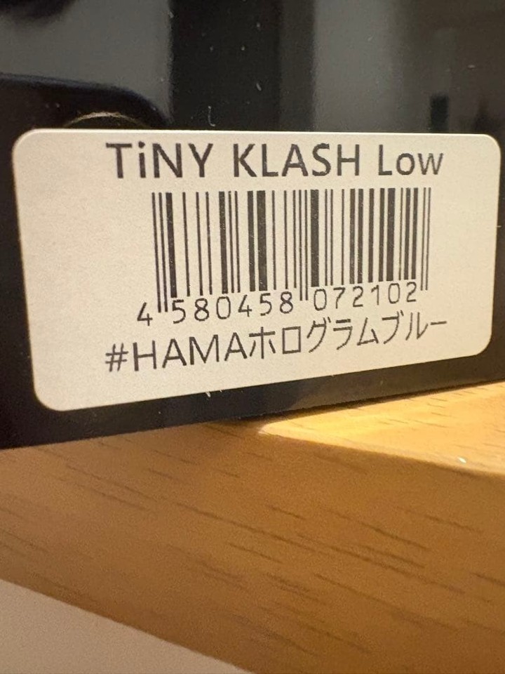 Tiny Crush Klash Low Hama Hologram Blue | eBay