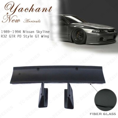 FRP Rear Trunk Tail Spoiler For 89-94 Nissan Skyline R32 GTR pd-style ...