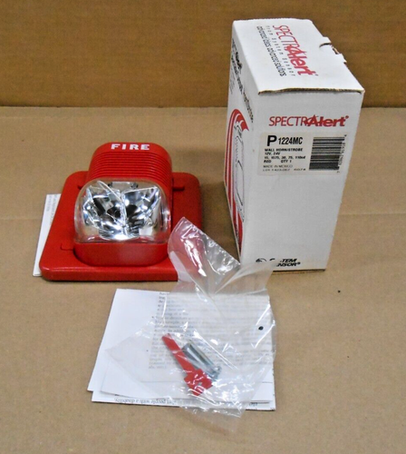 System Sensor P1224MC Wall Horn Strobe - Red for sale online | eBay