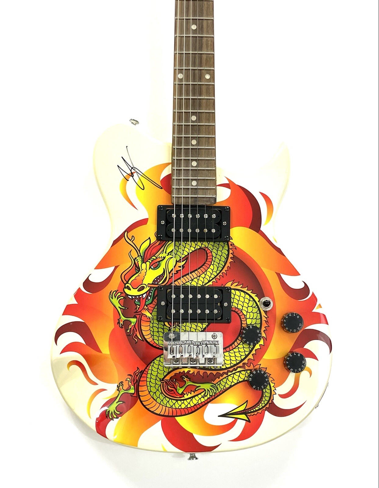 Vince Neil Signed Limited Edition Washburn Signature Model Guitar ...