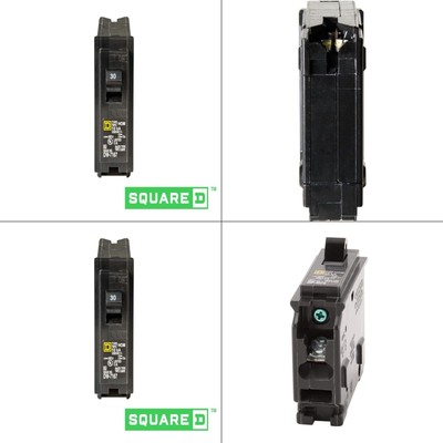 Homeline 30 Amp Single-pole Circuit Breaker(hom130cp) | Breaker Square ...