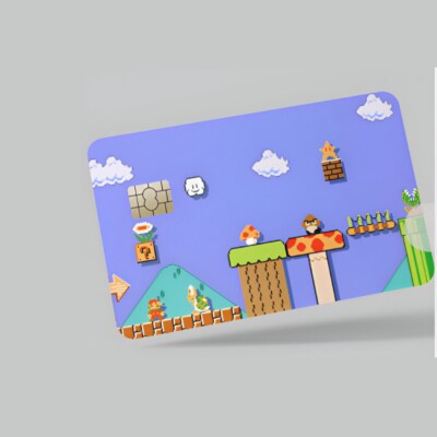 New Mario Debit/credit Card Sticker Skin | eBay