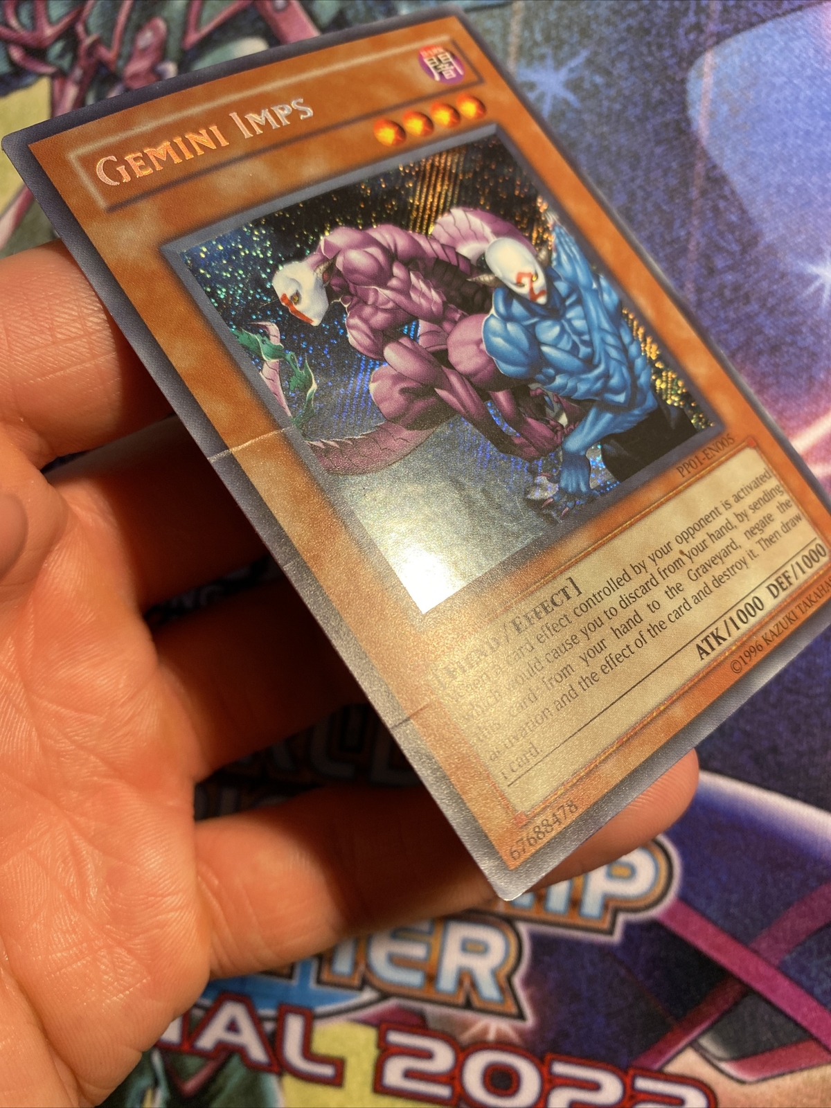 (AA) YUGIOH! GEMINI IMPS-SECRET RARE-PP01-EN008 HP | eBay