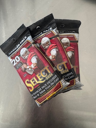 Lot of 3 (3) 2021 NFL Panini Select Football Hanger Pack - 20 Cards Per ...