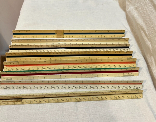 VTG Engineer Drafting Triangular Plastic Ruler Lot - 8 Staedtler ...