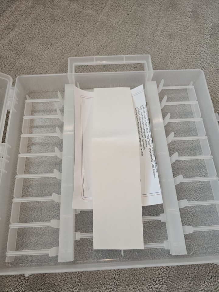 Sulky Universal Slimline Thread Storage Box Holds 64 Spools | eBay