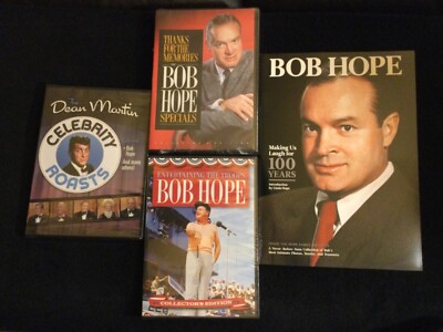 BOB HOPE DVD LOT w/ 32 page Magazine NEW Dean Martin Roasts, Specials ...