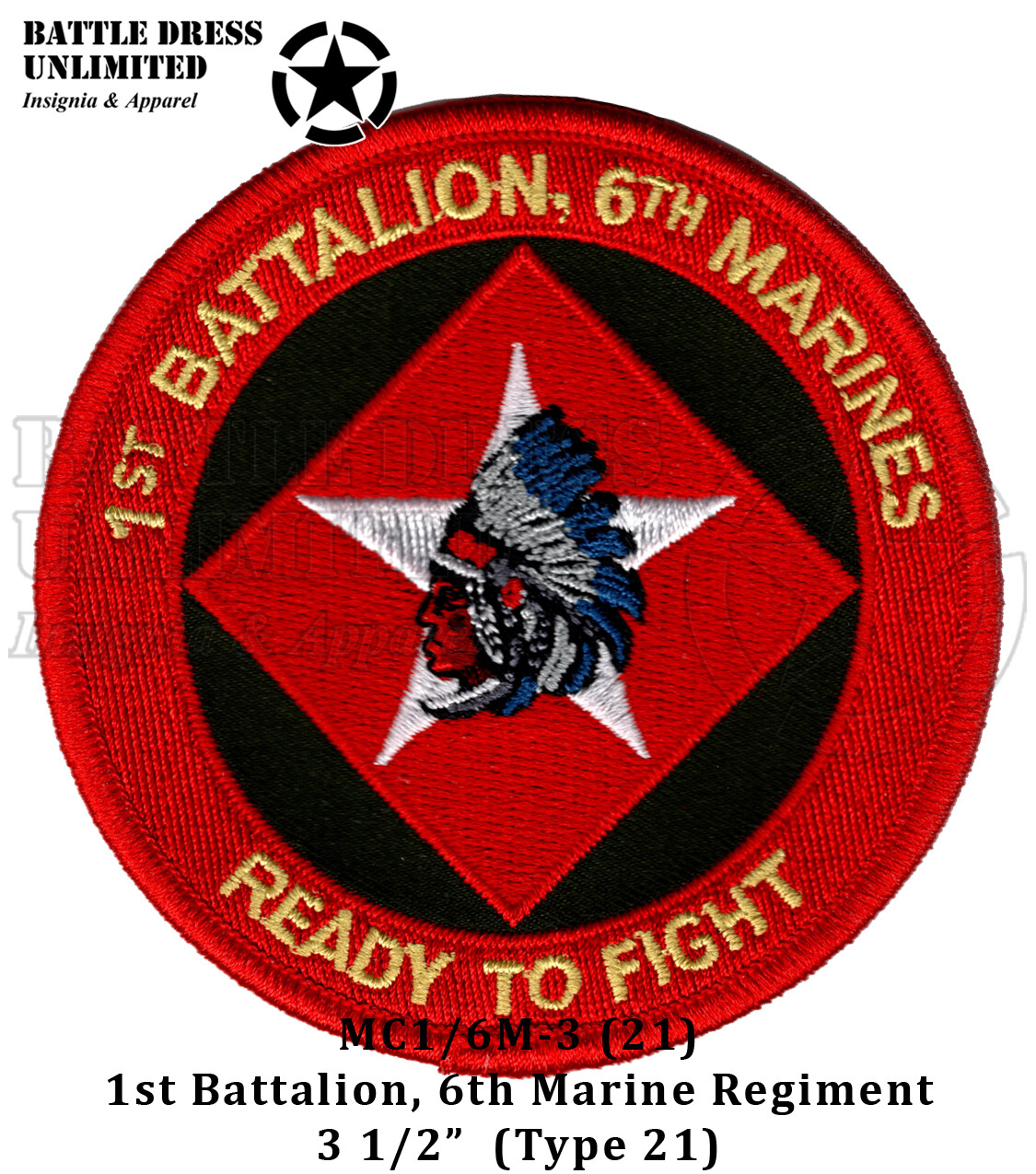 6th Marine Regiment 1st 2nd 3rd Battalion 6th Marines Patch (USMC) | eBay