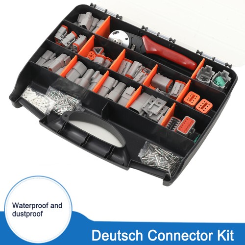 438 Pcs Deutsch DT Series Car Waterproof Wire Connector Plug Kit DT06-2 ...