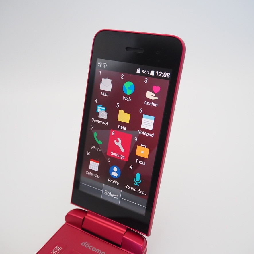 [Near Mint] KYOCERA KY-42C DIGNO KEITAI Red ANDROID FLIP PHONE UNLOCKED ...