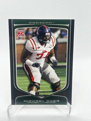 Michael Oher 2009 Bowman Draft Picks RC #113 Ole Miss Rebels Rookie | eBay