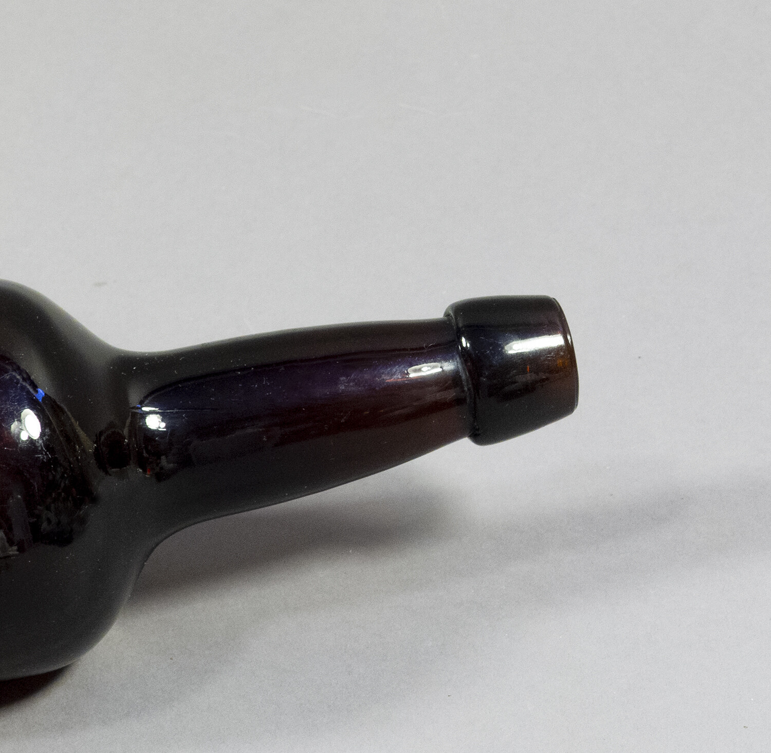 Handblown Turn-Mold Dark Amber Malt Extract Beer Bottle - Applied ...