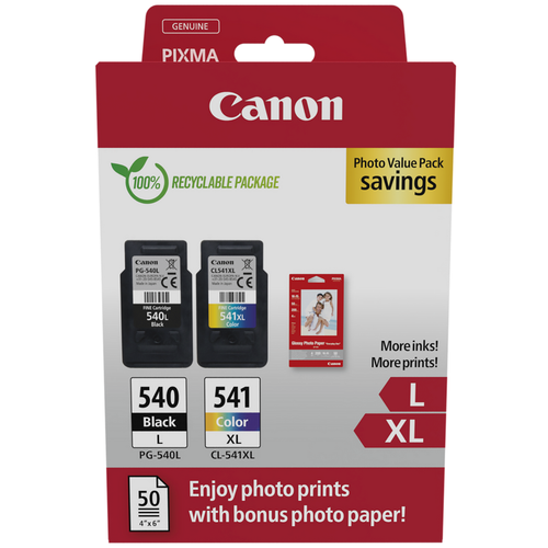 Canon PG540L CL541XL Black & Colour Ink Cartridge PIXMA MX455 MX395 ...