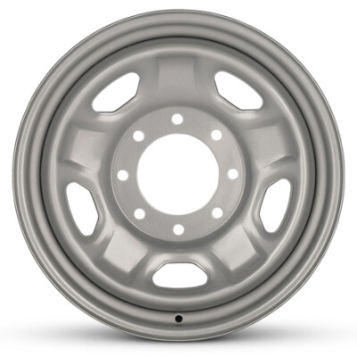 New Wheel For 2010-2024 Ford F350 SRW 18 Inch Steel Painted Silver Rim ...