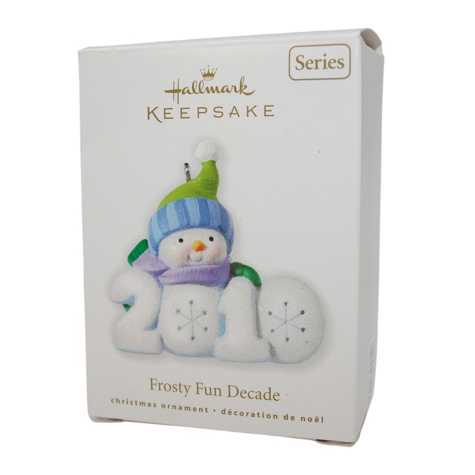 Hallmark Ornament: 2010 Frosty Fun Decade | QX8143 | Non-Mint Box ...