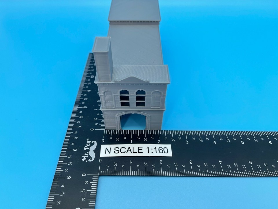 Historic Baltimore Firehouse Building - N Scale 1:160 Fire Station - No ...