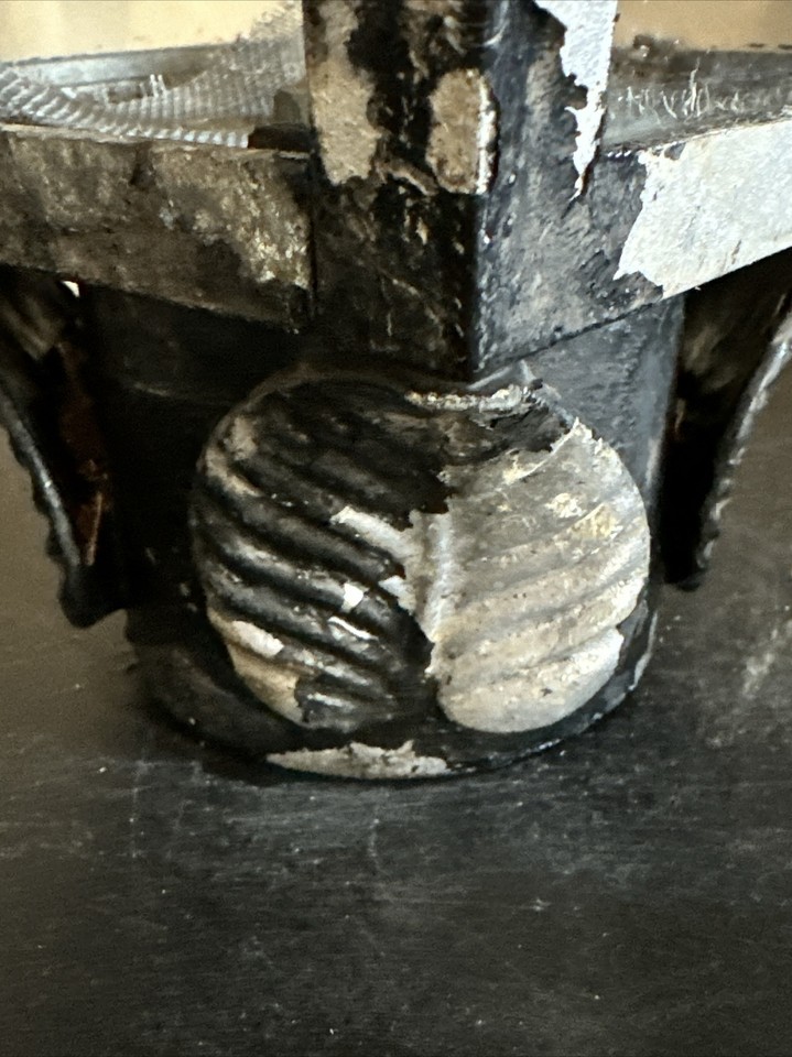 Antique Outdoor Gas Light Post Mount Lamp Fixture Brass Eagle Finial ...