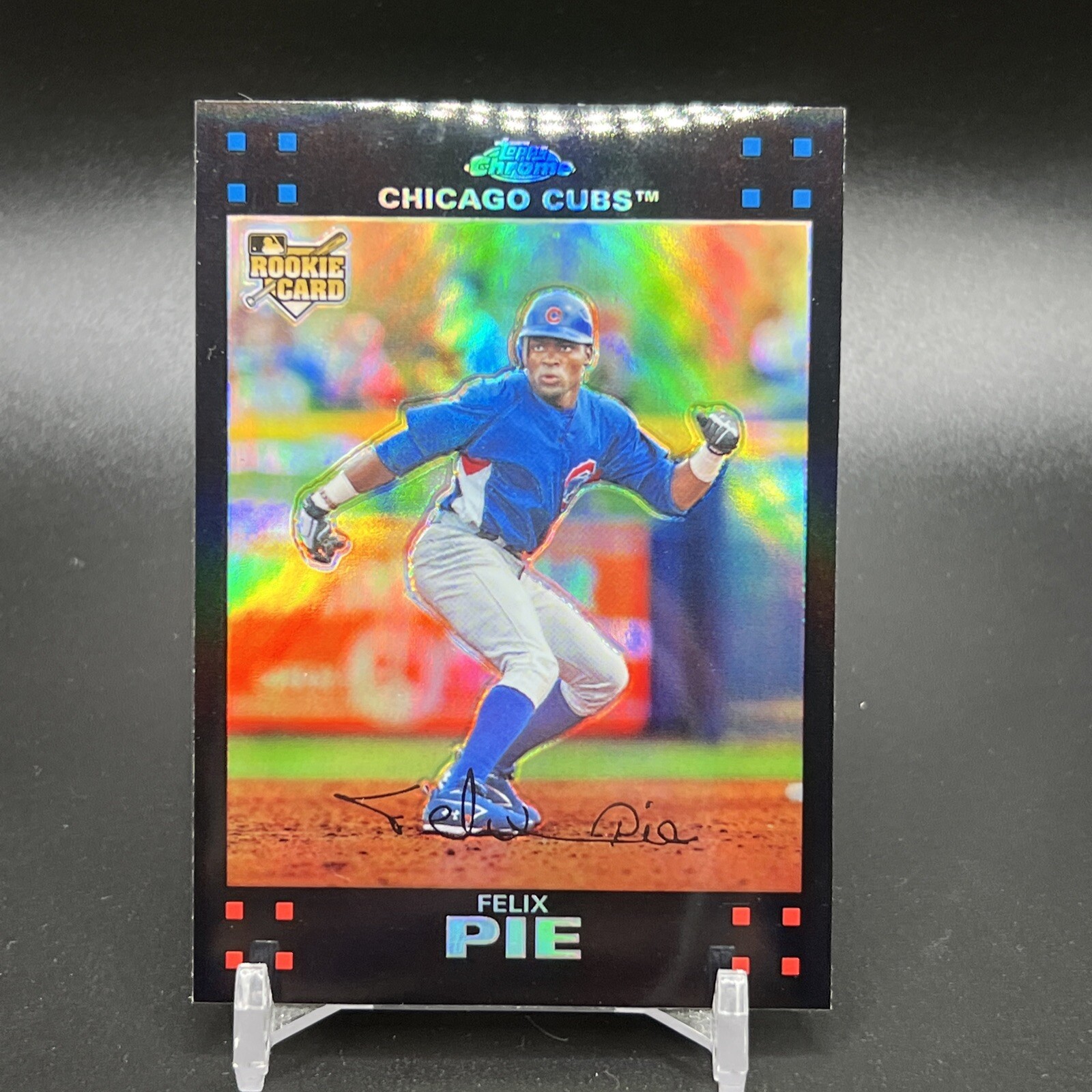 2007 Topps Chrome Felix Pie Refractors Chicago Cubs Baseball Card #280 ...