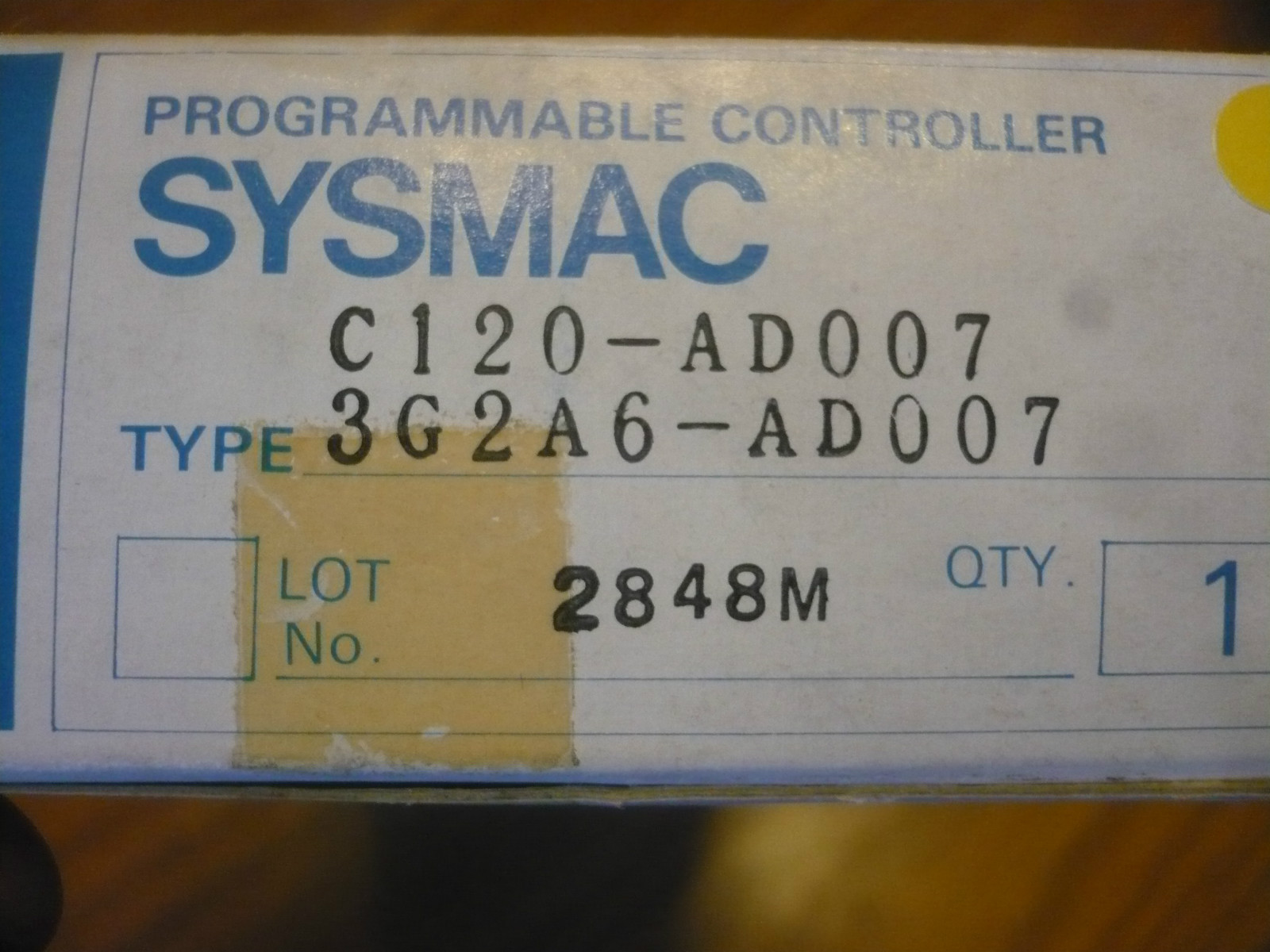 Omron+C120-AD007+3G2A6-AD007 for sale online | eBay