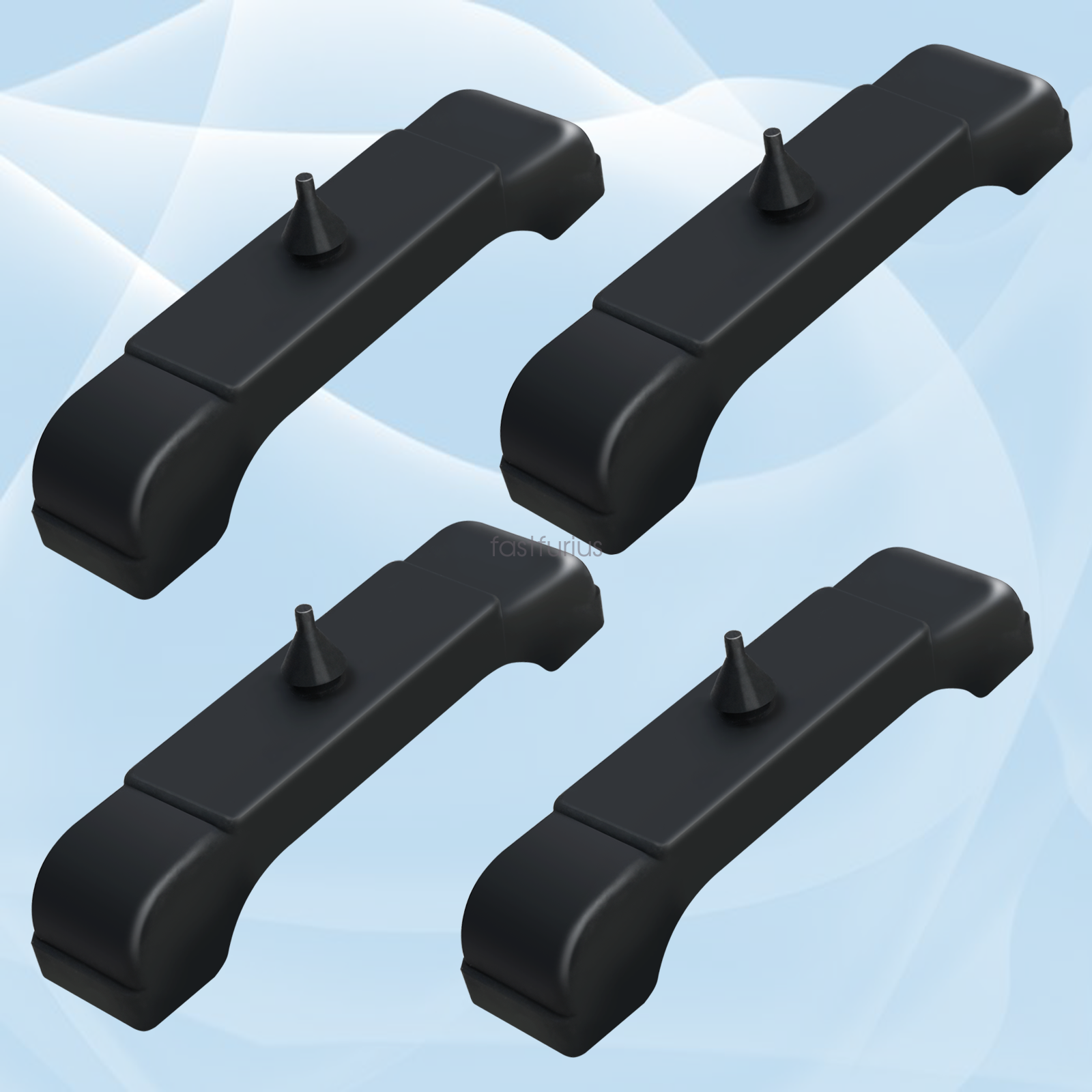 Fit For GM Rubber 3 Core Radiator Mounting Cushions/Support Pads 1968 ...