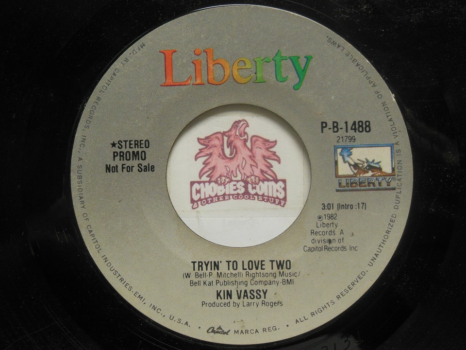Kin Vassy – Tryin' To Love Two / Same, 45 RPM VG+ (3A) | eBay