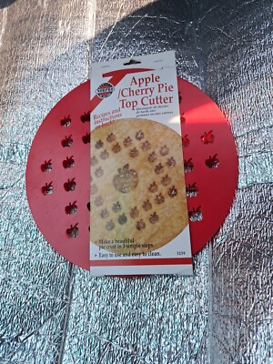 NORPRO Apple/Cherry Pie-Top Cutter with Recipes on Package | eBay