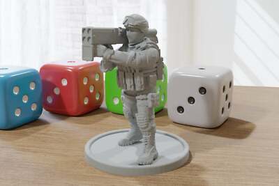 M202 Flash Rocket Soldier 28mm/32mm Minifigure - Modern Wargaming ...