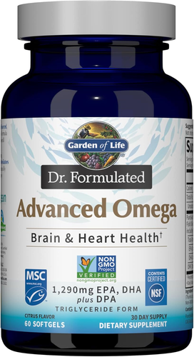 Dr. Formulated Advanced Omega Fish Oil - Lemon, 1,290Mg EPA, DHA + DPA ...