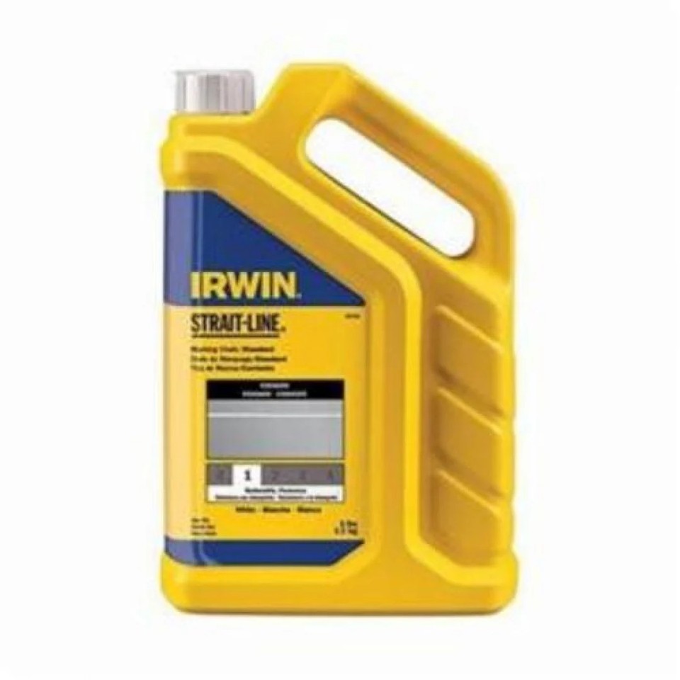 Irwin 65104 Strait-Line Standard Marking Chalk 5 LB Bottle White | eBay
