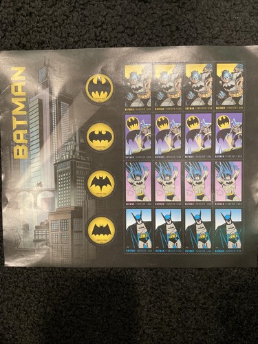 Batman 75 Years 2014 stamp sheet USPS RARE UNUSED | eBay