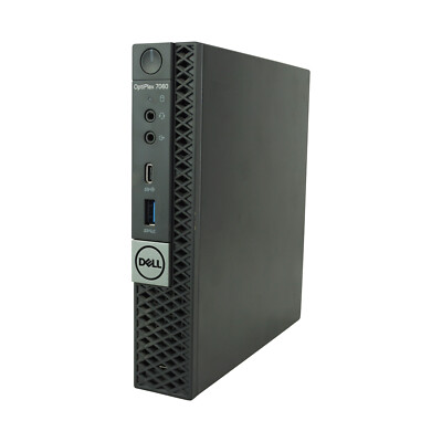 Dell D10U OptiPlex 7060 Micro Mff i3-8100 3.6GHz 8GB 128-512GB SSD M.2 ...