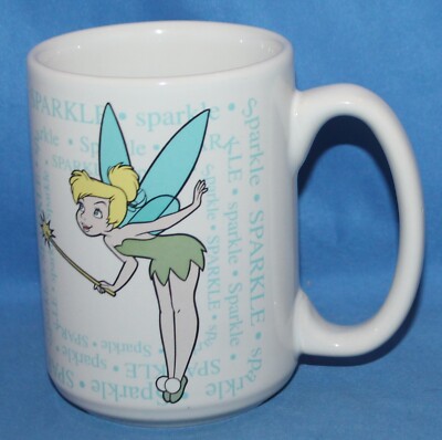 Disney Tinker Bell Sparkle Coffee Mug Cup | eBay