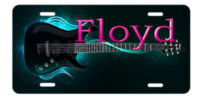 PINK FLOYD ROCK GUITAR Metal Aluminum Vanity License Plate Tag New | eBay