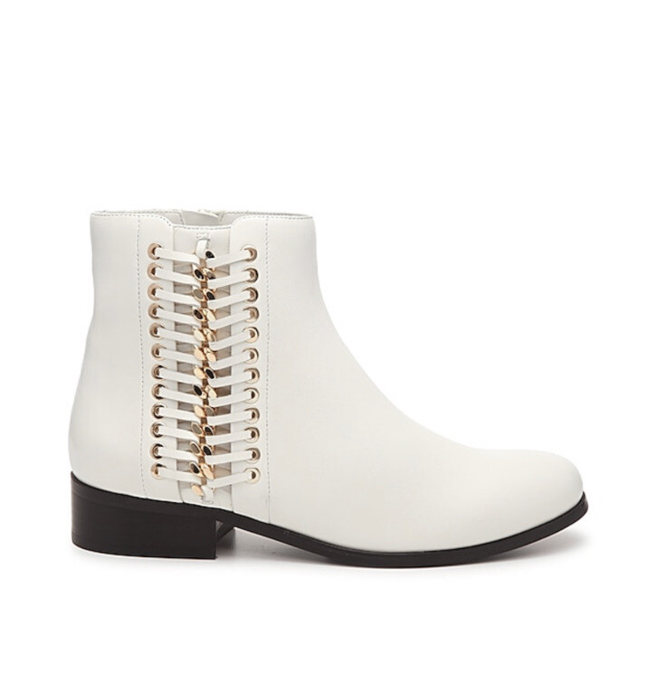 Women Vaneli Rheta Leather Bootie Medium Width Latte MSRP $195 | eBay