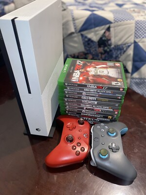 Microsoft Xbox One S Launch Edition 2TB White Console +13Games +Remotes ...