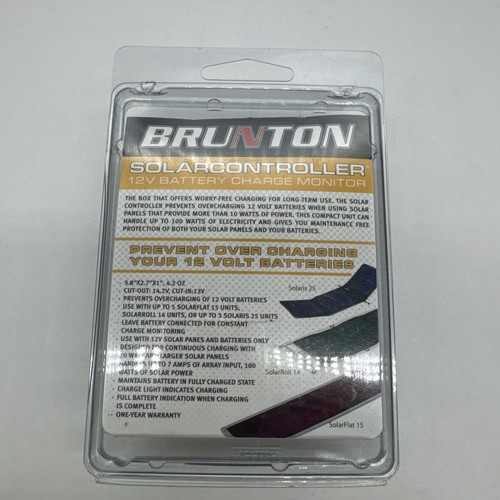 Brunton Solar Controller 12V Battery Charge Monitor For Solaris ...
