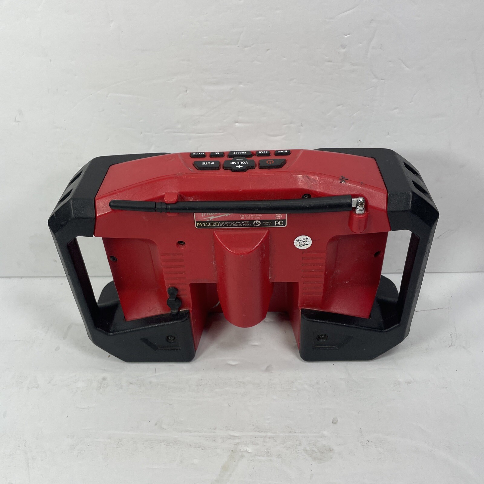 Milwaukee 2590-20 M12 Job Site Radio **NOT WORKING FOR PARTS** | eBay