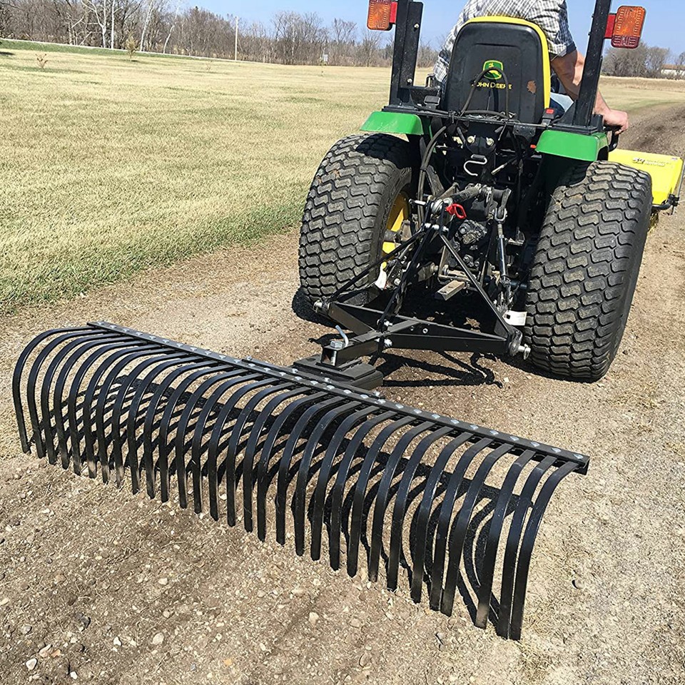 Field Tuff 60 Inch 3 Point Landscape Yard Rake Attachment for Category ...