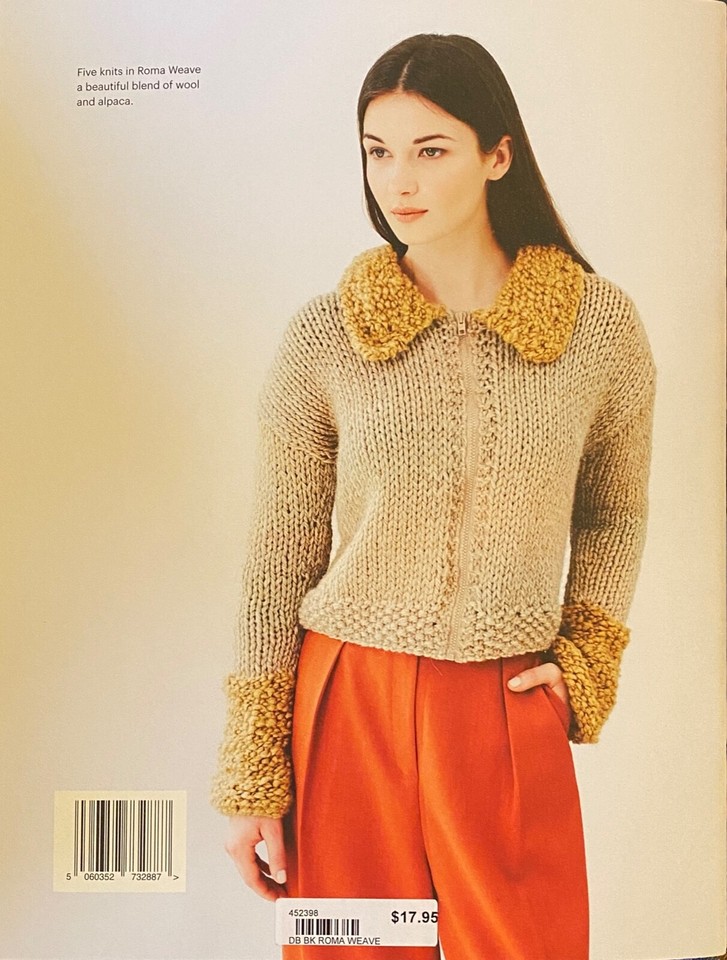 Debbie Bliss "Roma Weave" Knitting Pattern Booklet | eBay