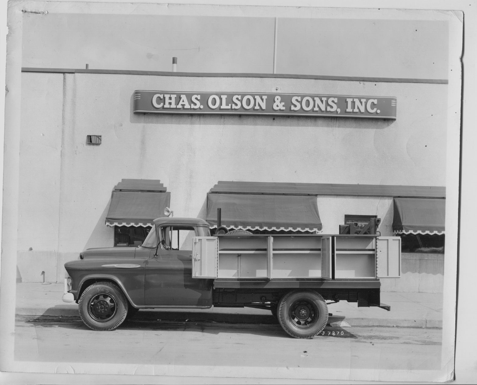 3 Old 1950's-60s Grossman Chevrolet 3800 Truck Chas Olson & Sons 8x10 ...