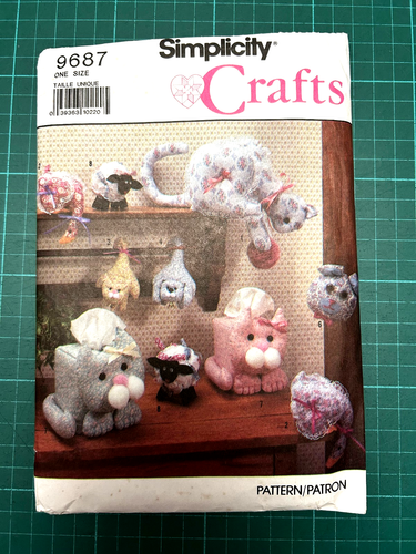 Bazaar Items Soft Toys Sewing Pattern Simplicity - 9687 - Goose Cat ...