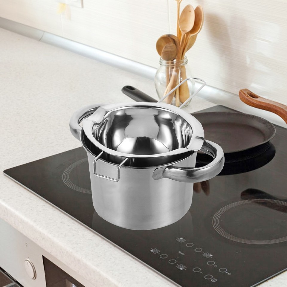 Stainless Steel Double Boiler Butter Heating Pot Chocolate Melting for ...